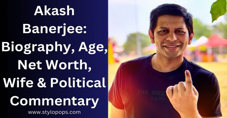 Akash Banerjee: Biography, Age, Net Worth, Wife & Political Commentary - Stylo Pops